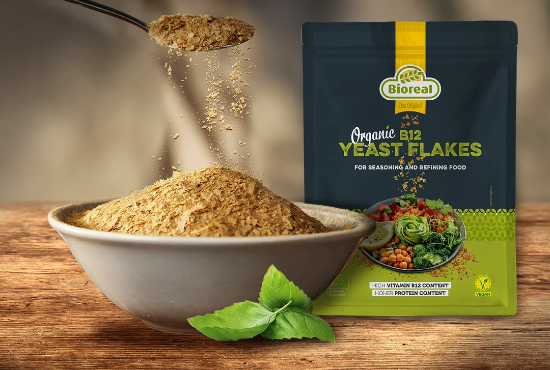 Our B12 organic yeast flakes also available in the USA | Agrano